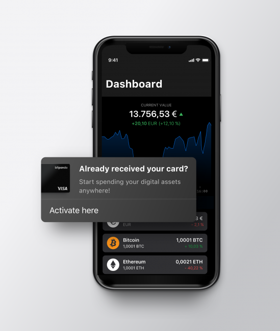 Activate in 3 easy steps | Bitpanda Card